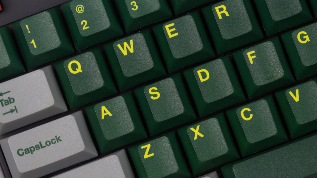 Green train Cherry Profile PBT Keycaps (167 keys) | Flashquark ...