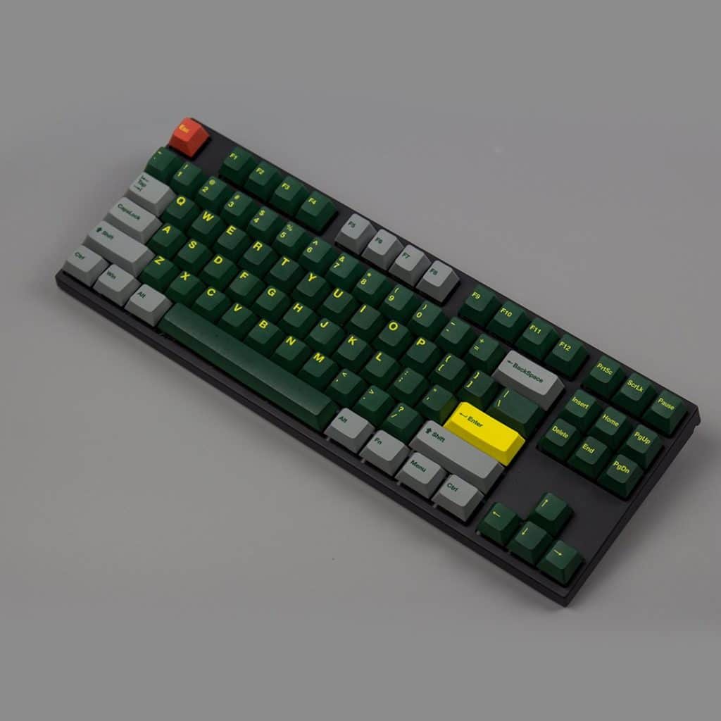 Green train Cherry Profile PBT Keycaps (167 keys) | Flashquark ...