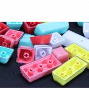 Acrylic Chiclet Style Keycaps | Flashquark Mechanical Keyboard Store