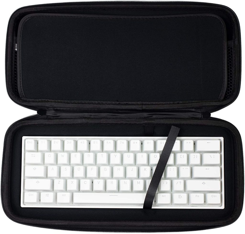 Hard-Shell Carrying Case with Handle (fits all standard 60% keyboards ...