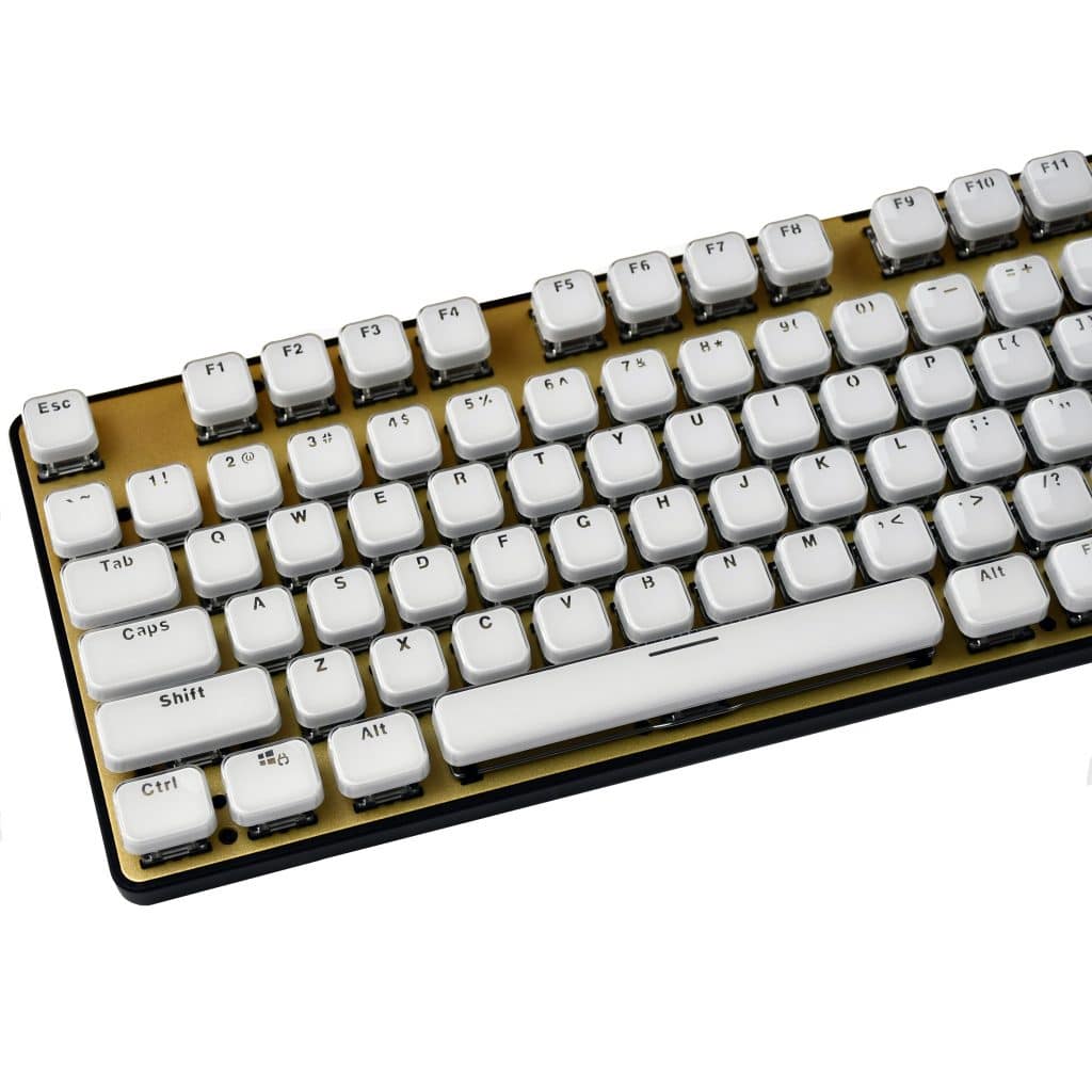 Acrylic Chiclet Style Keycaps | Flashquark Mechanical Keyboard Store