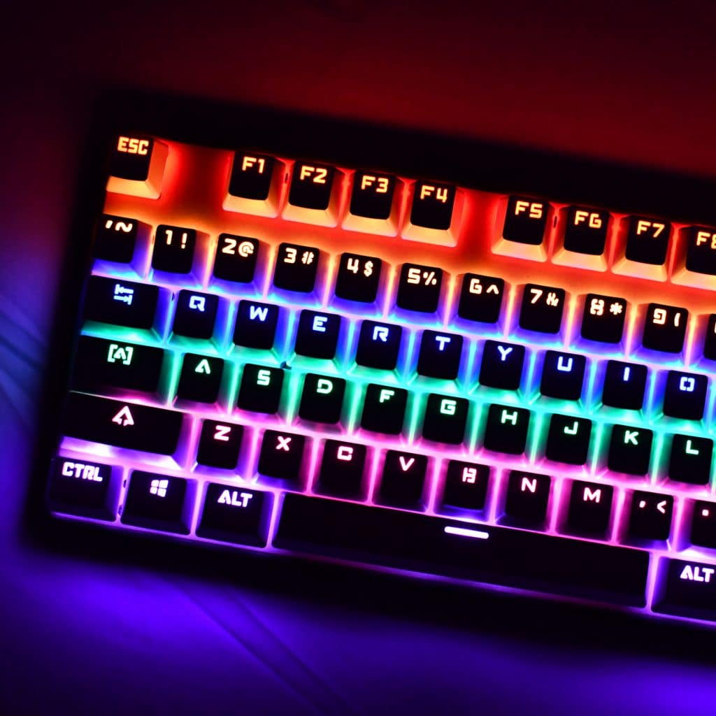 OEM Profile PBT Alpha Keycaps – Rainbow Wave Side Legends LIGHT (37 ...
