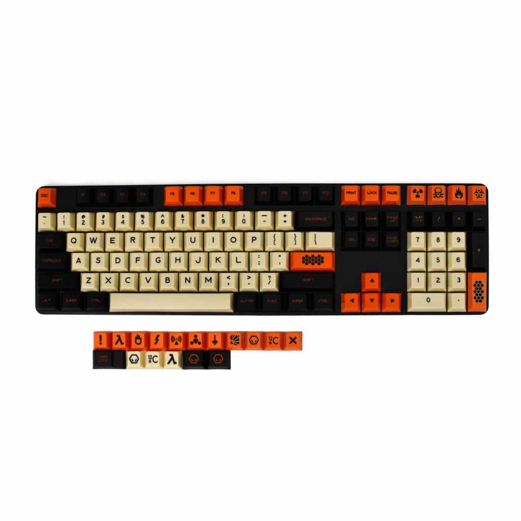 Acrylic Chiclet Style Keycaps | Flashquark Mechanical Keyboard Store