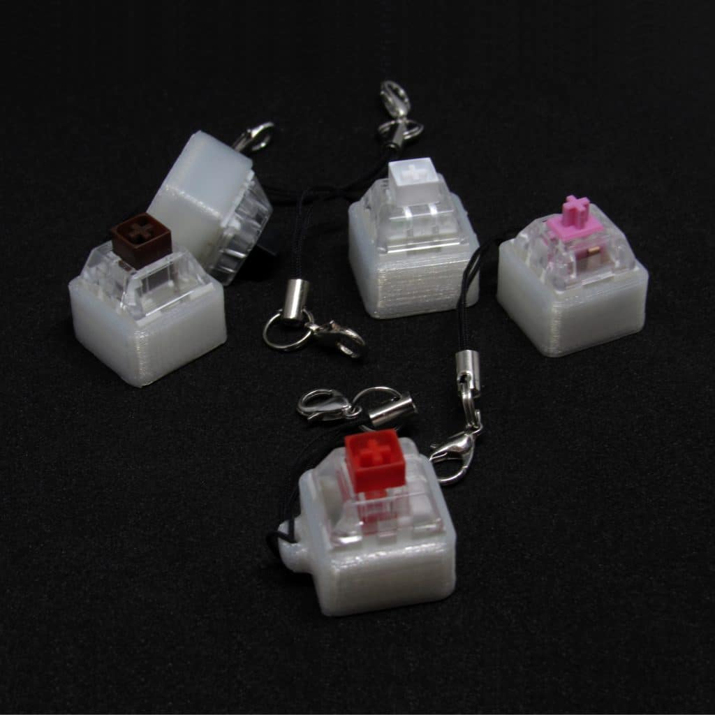 3D Printed Mechanical Switch Keychain | Flashquark Mechanical Keyboard ...