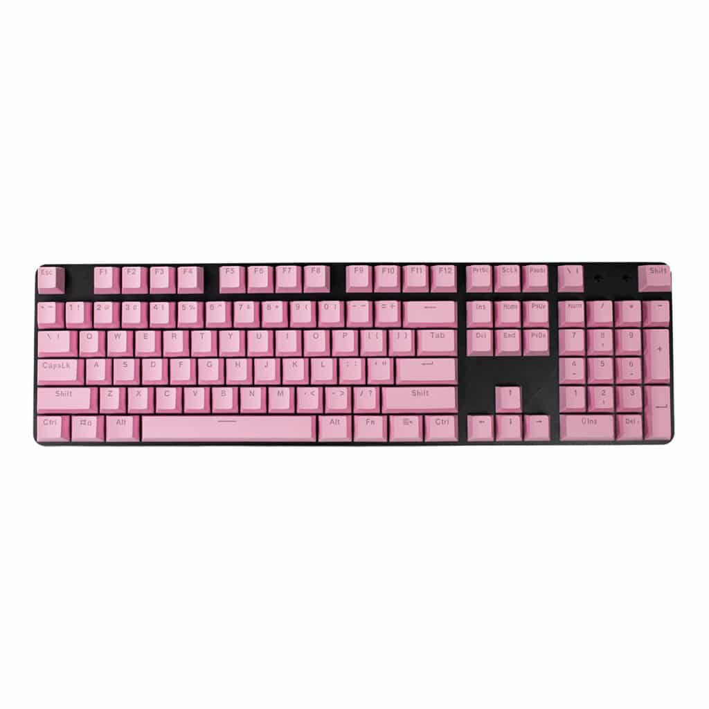 OEM Profile Translucent Mixable Keycaps – Light Pink | Flashquark ...