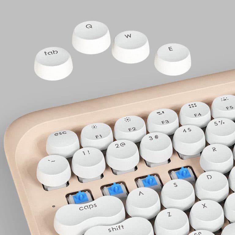 Lofree DOT Mechanical Keyboard Milk Tea Edition | Flashquark Mechanical ...