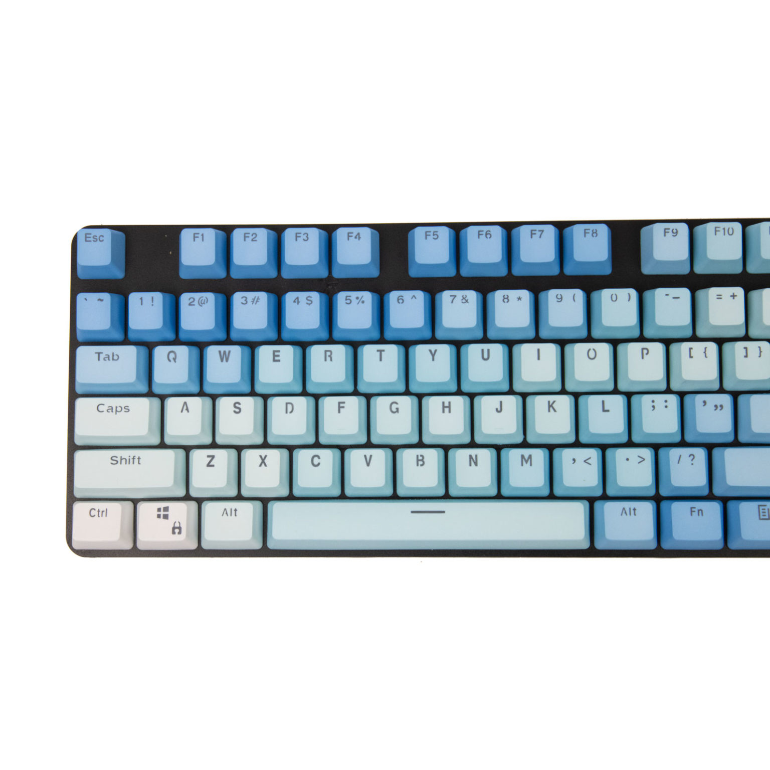 OEM Blue Frost PBT Translucent Keycaps | Flashquark Mechanical Keyboard ...