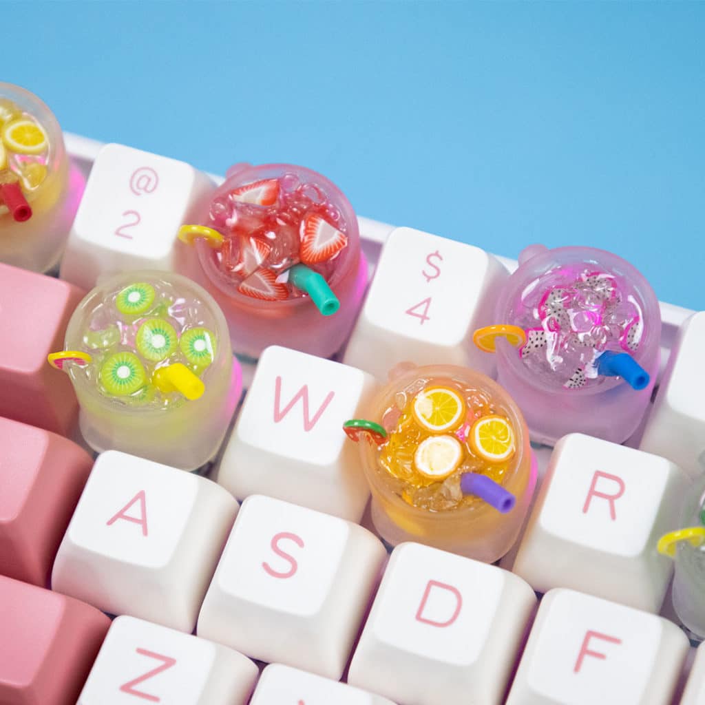 Summer Cooler Artisan Keycap | Flashquark Mechanical Keyboard Store