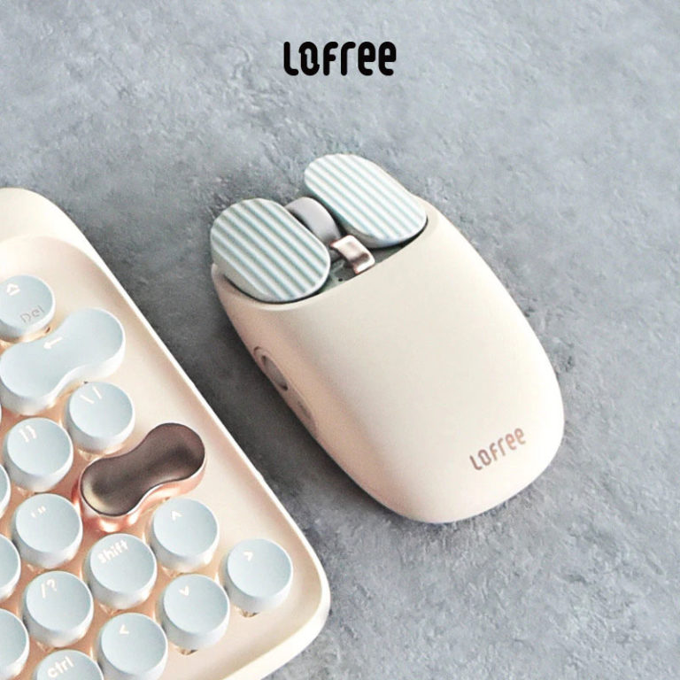 Lofree Maus Wireless Mouse – Milk Tea | Flashquark Mechanical Keyboard ...