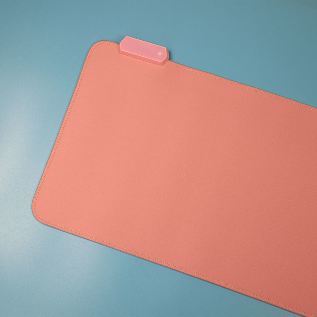 Pink LED Deskmat | Flashquark Mechanical Keyboard Store