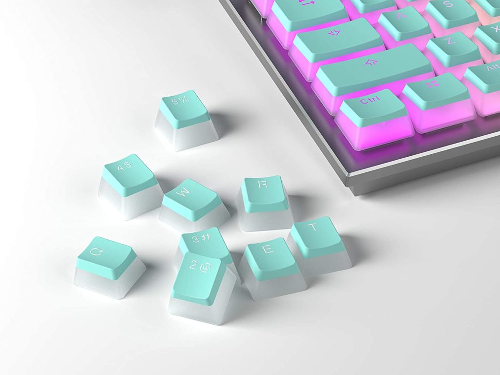 OEM PBT Color Pudding Keycaps – 104 Keys | Flashquark Mechanical ...