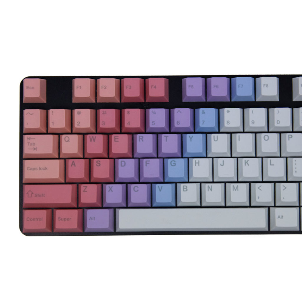 Cherry Profile PBT Radial Gradient Keycaps | Flashquark Mechanical ...