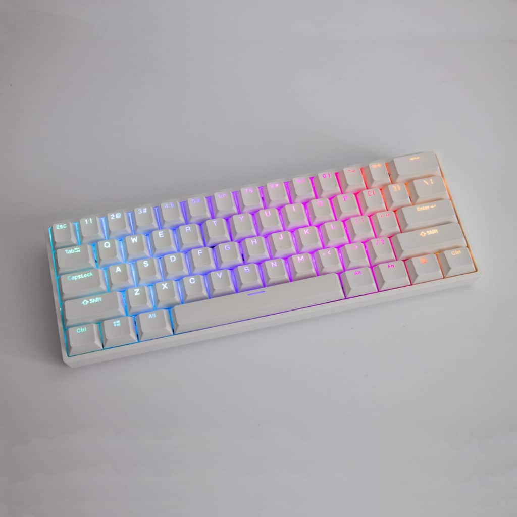 Cherry Profile White PBT Keycaps with Translucent Top Legends ...