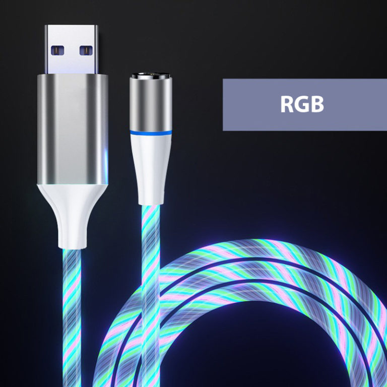 3 in 1 Magnetic USB Cable with LED Lighting | Flashquark Mechanical ...
